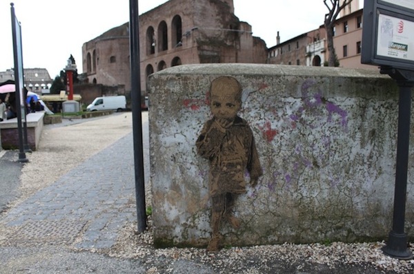 Homeless Streetart von Michael Aaron Williams [Stencils, 10 Bilder]