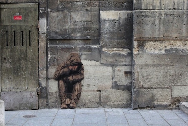 Homeless Streetart von Michael Aaron Williams [Stencils, 10 Bilder]